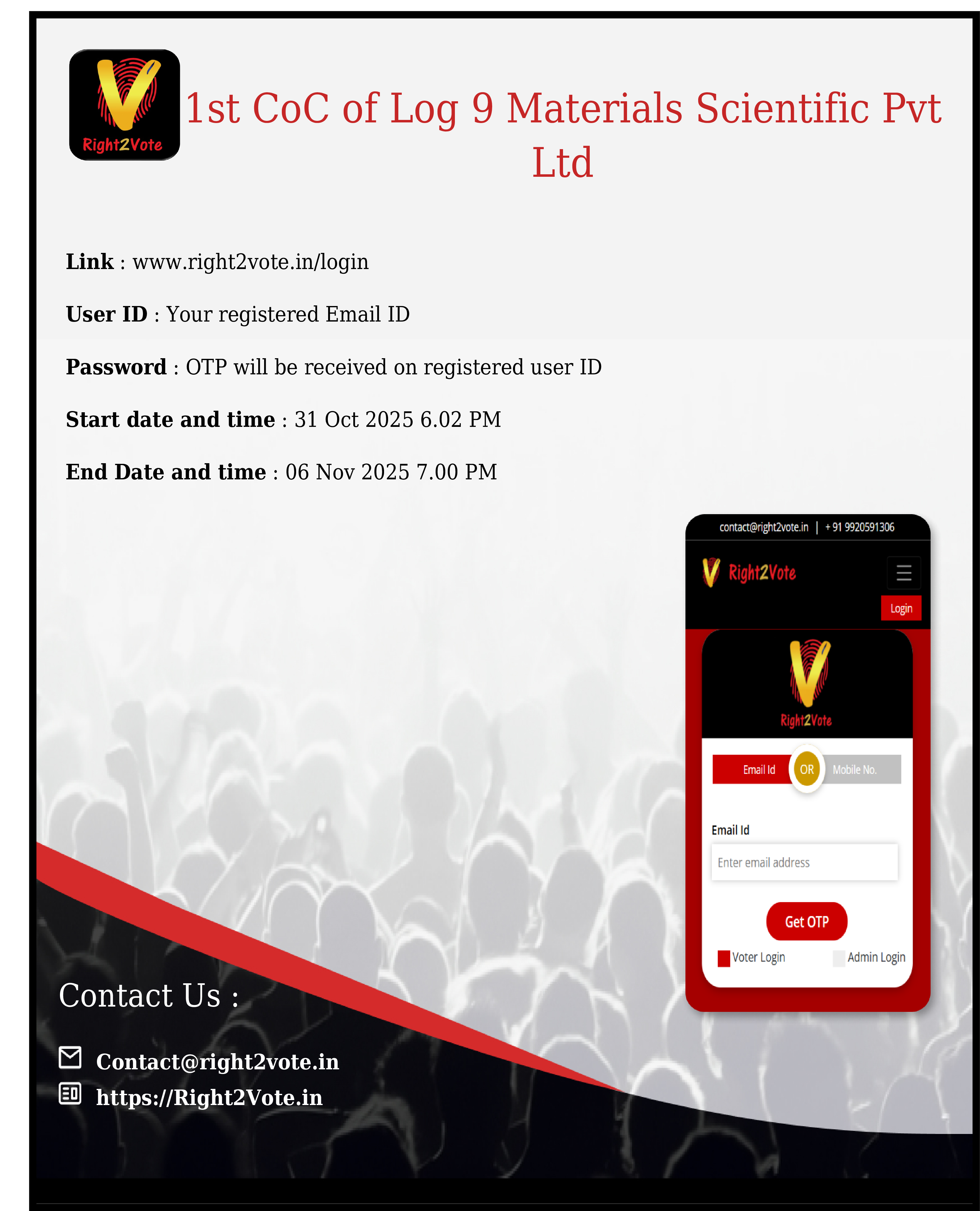 Ongoing Polls - Current Elections on Right2Vote | Vote Now