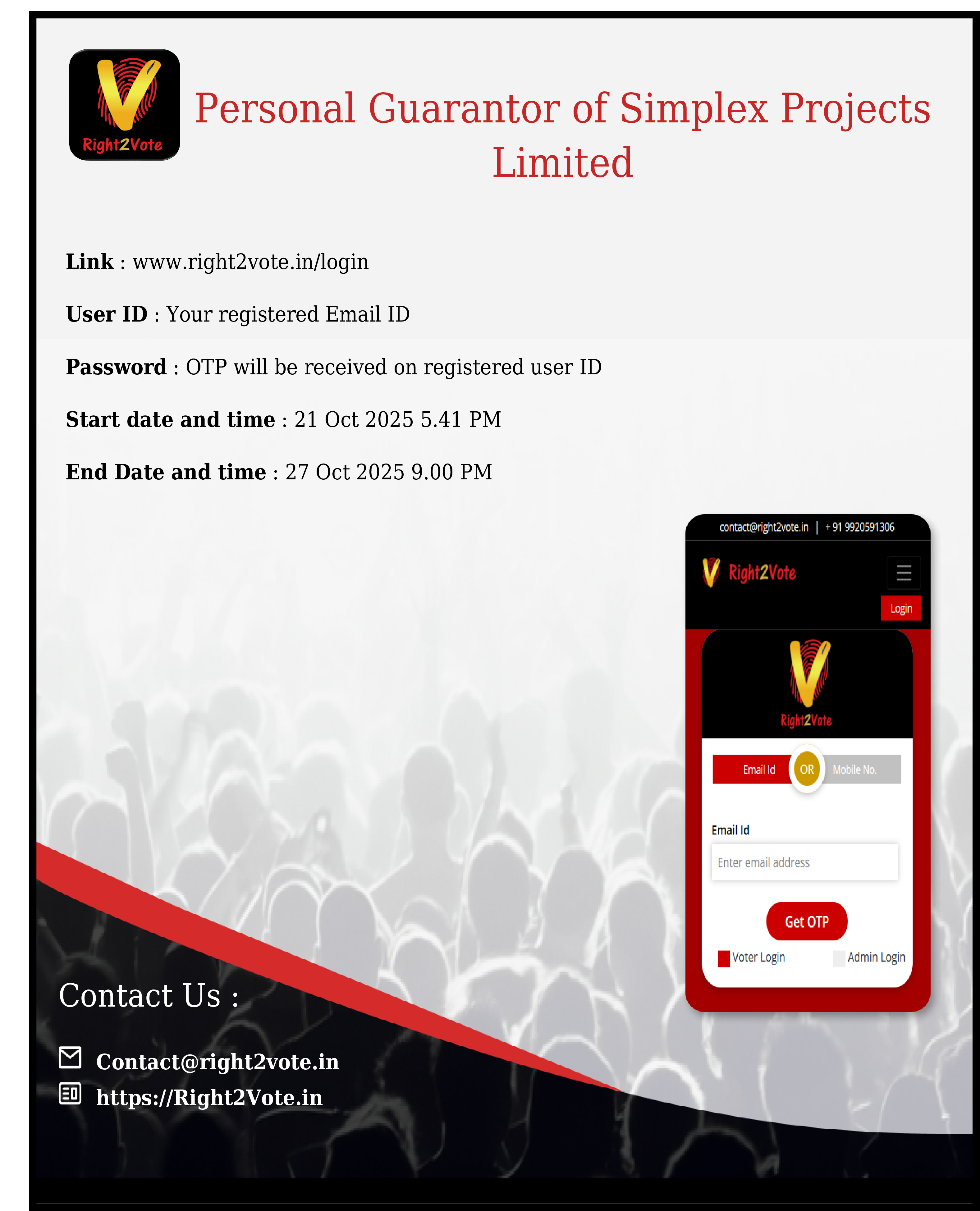 Ongoing Polls - Current Elections on Right2Vote | Vote Now